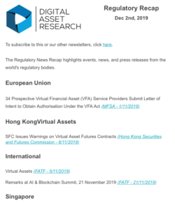Newsletters - Digital Asset Research